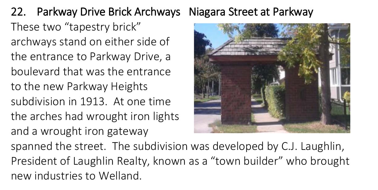City of Welland Heritage Advisory Committee - Historic Welland booklet