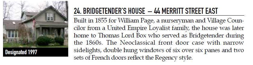 City of Welland Heritage Advisory Committee - Historic Welland booklet